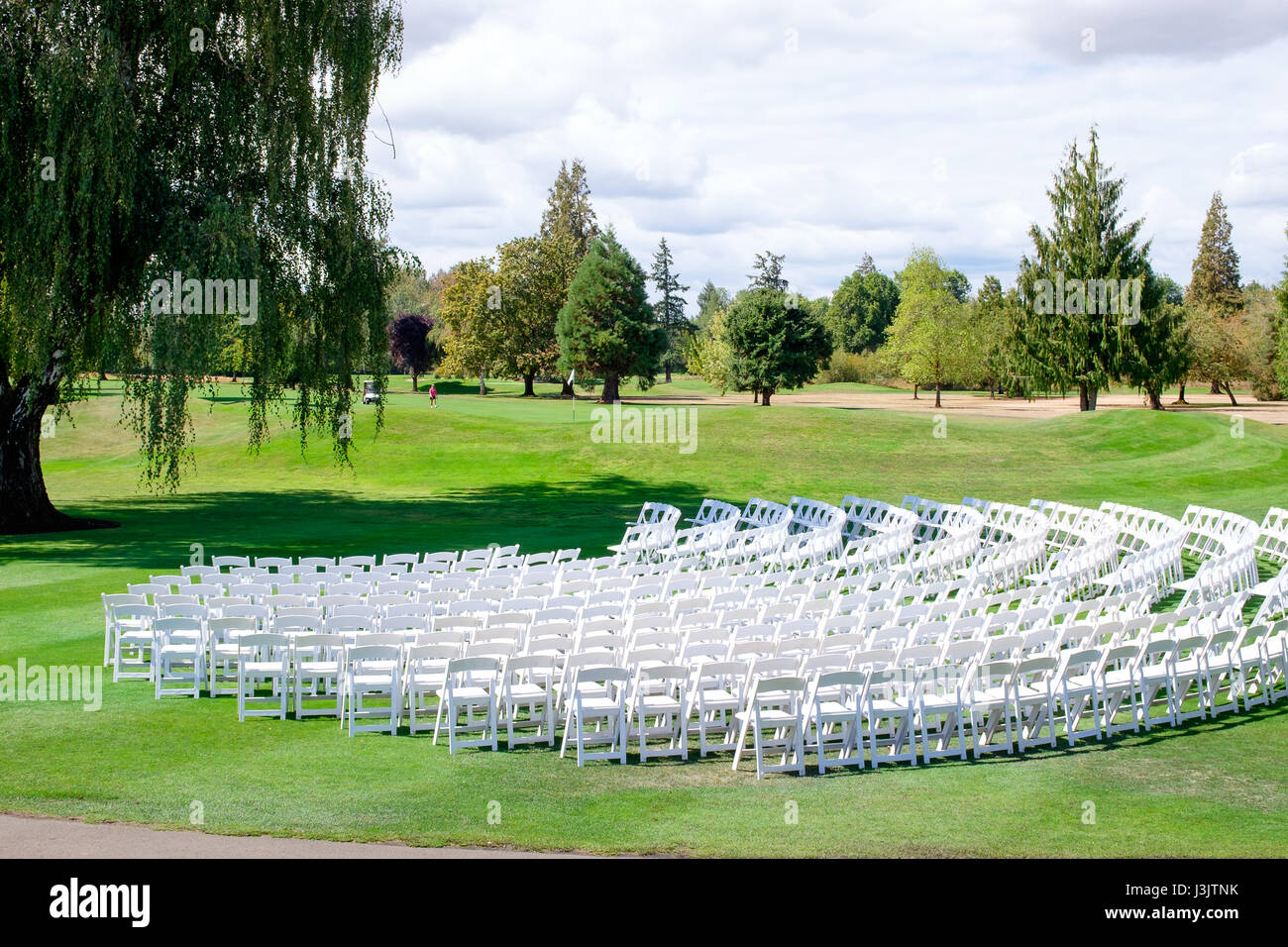 Golf Course Wedding Venue Stock Photo - Alamy