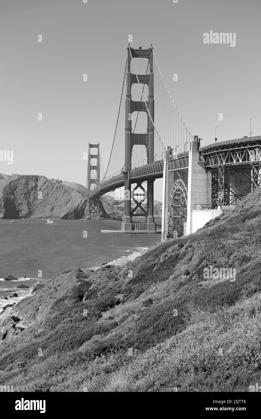 The Golden Gate Bridge, an engineering marvel of construction and ...