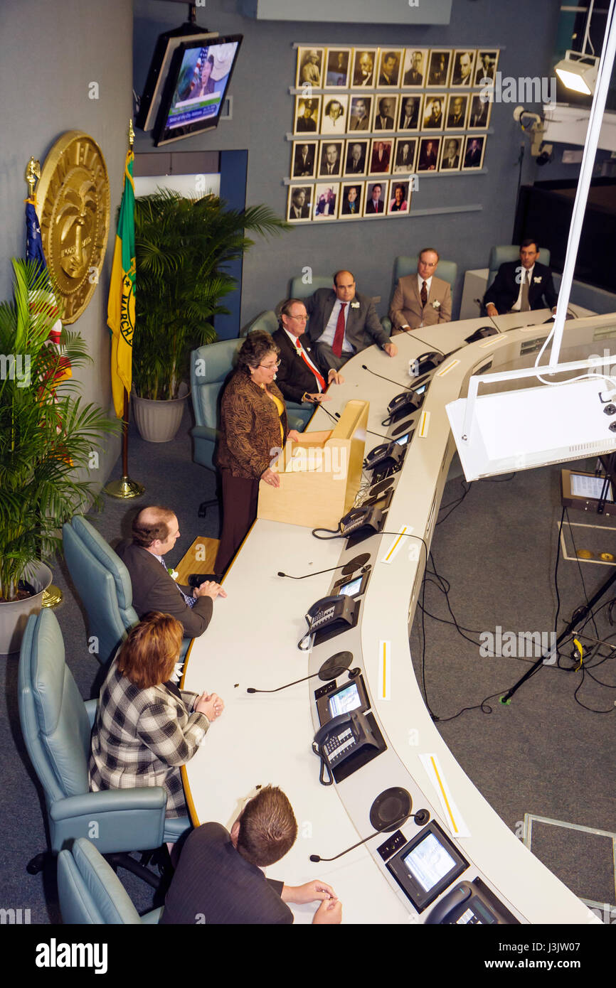 Miami Beach Florida,City Hall,building,State of the City Address ...