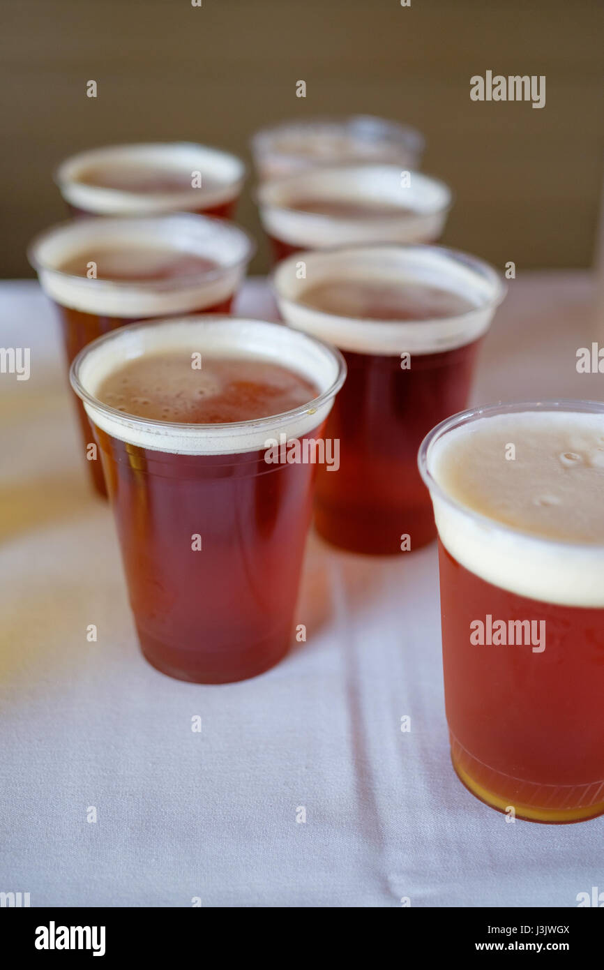 Craft Beer at Wedding Reception Stock Photo - Alamy