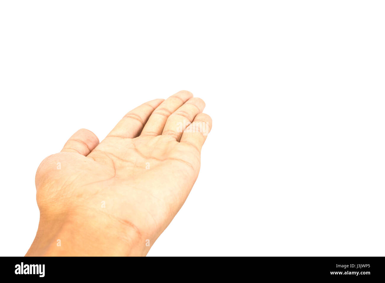 hand opening white isolated Stock Photo - Alamy