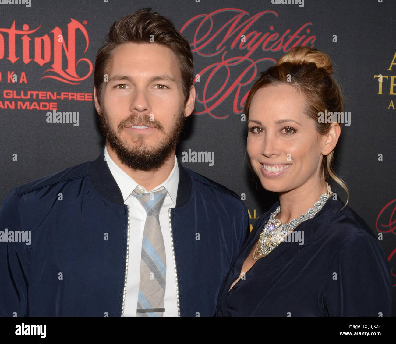 Scott Clifton and Nicole Lampson arrives at the 44th Annual Daytime ...
