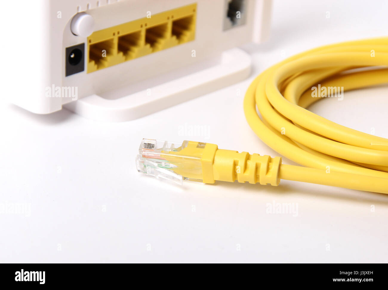Network switch and cable Stock Photo - Alamy