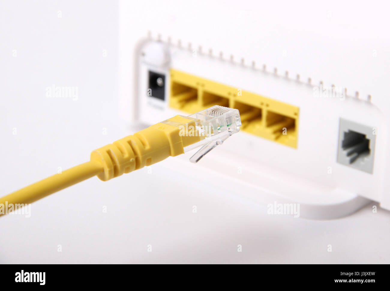 Network switch and cable Stock Photo - Alamy