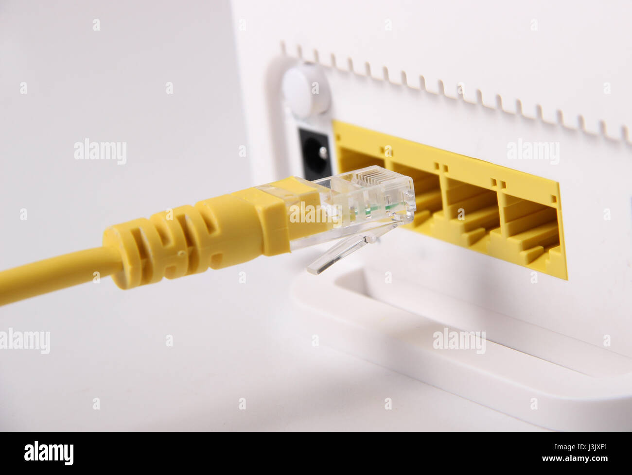 Network switch and cable Stock Photo - Alamy
