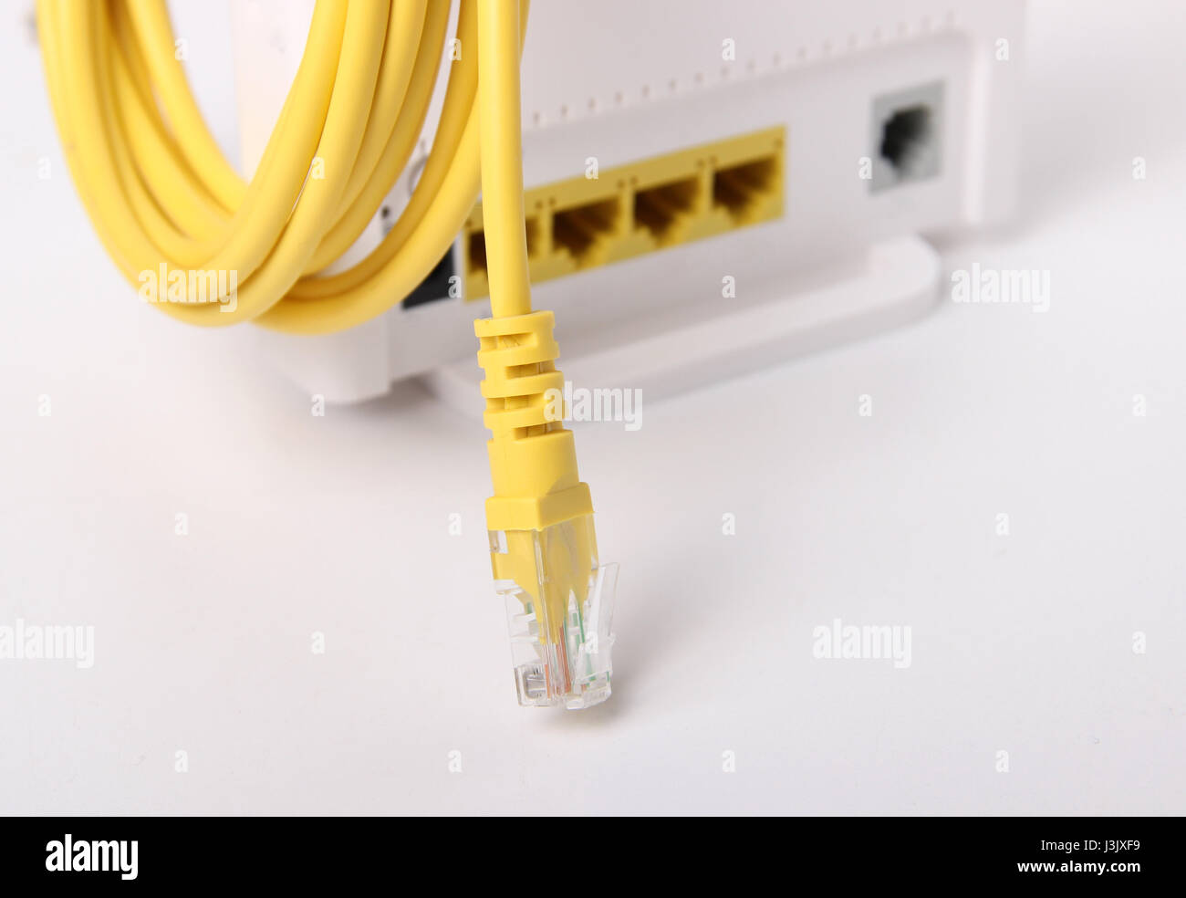 Network switch and cable Stock Photo - Alamy