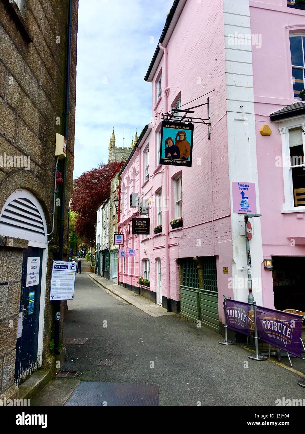 Cute cornwall town hi-res stock photography and images - Alamy