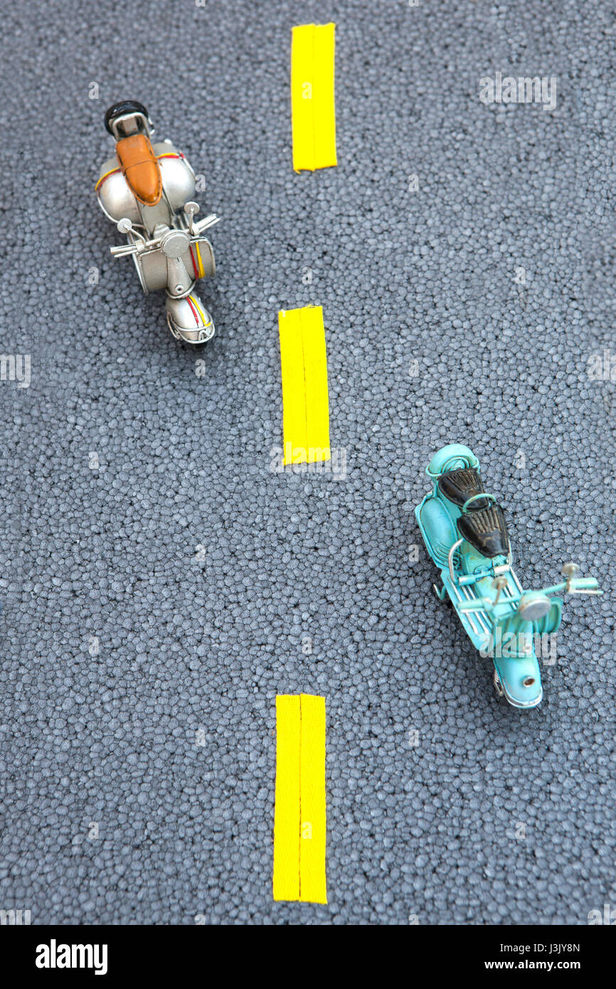 Two classic motorcycles hi-res stock photography and images - Alamy