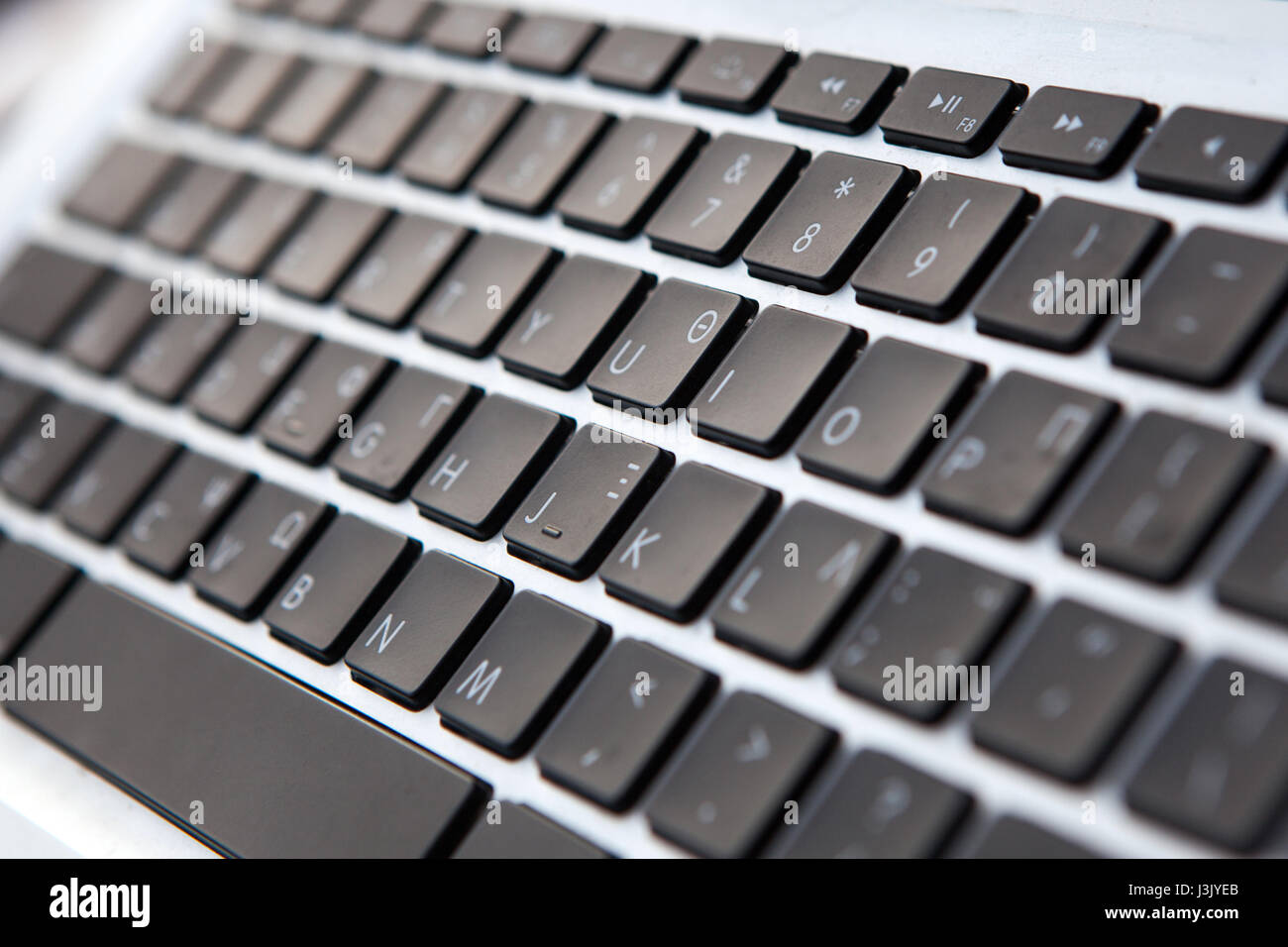 Labtop keyboard. Closeup view Stock Photo - Alamy