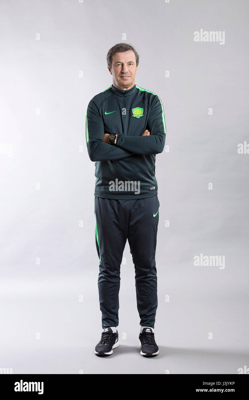 Portrait of head coach Jose Manuel Gonzalez Lopez of Beijing Sinobo ...