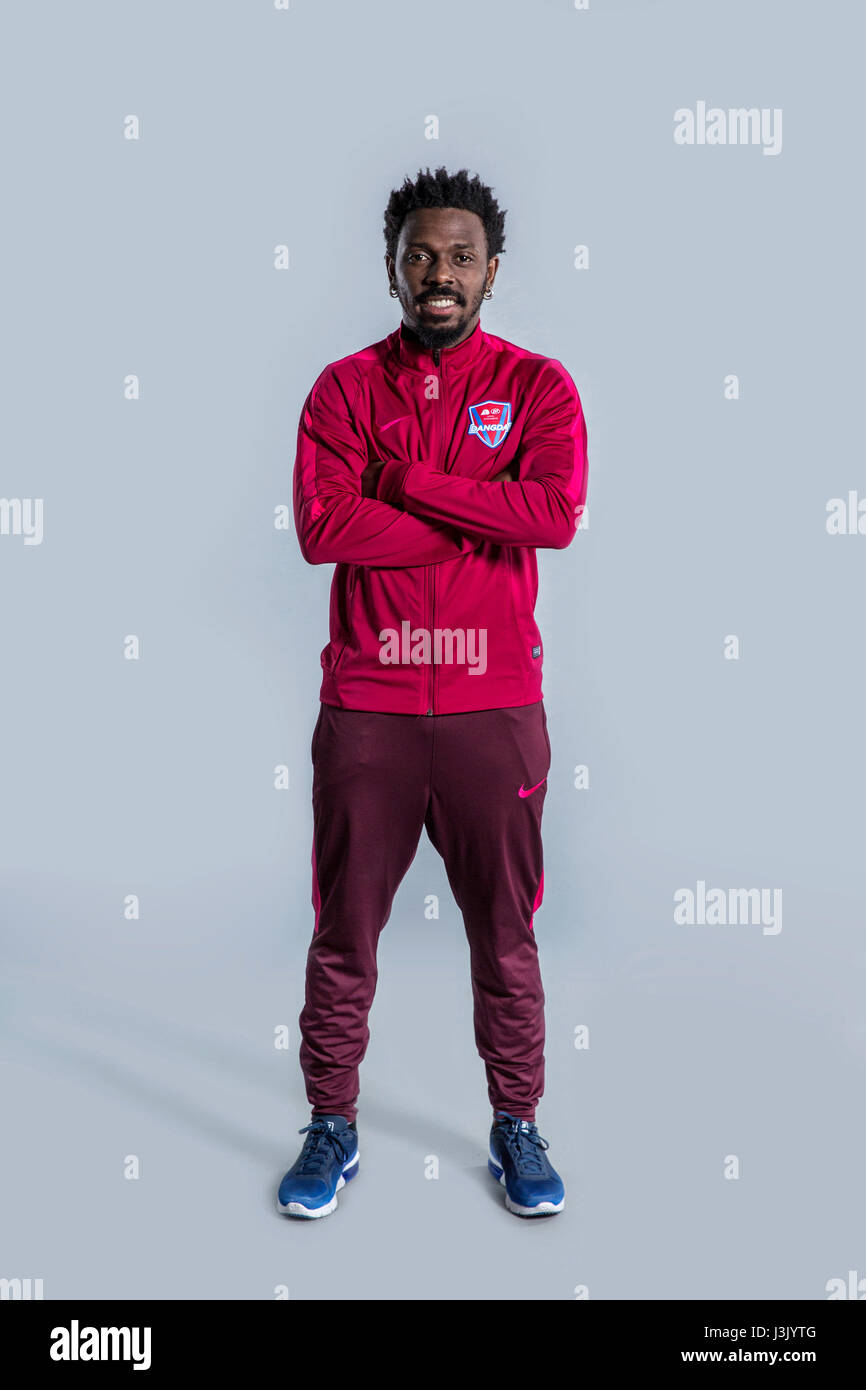 Portrait of Brazilian soccer player Fernando Henrique da Conceicaoi ...
