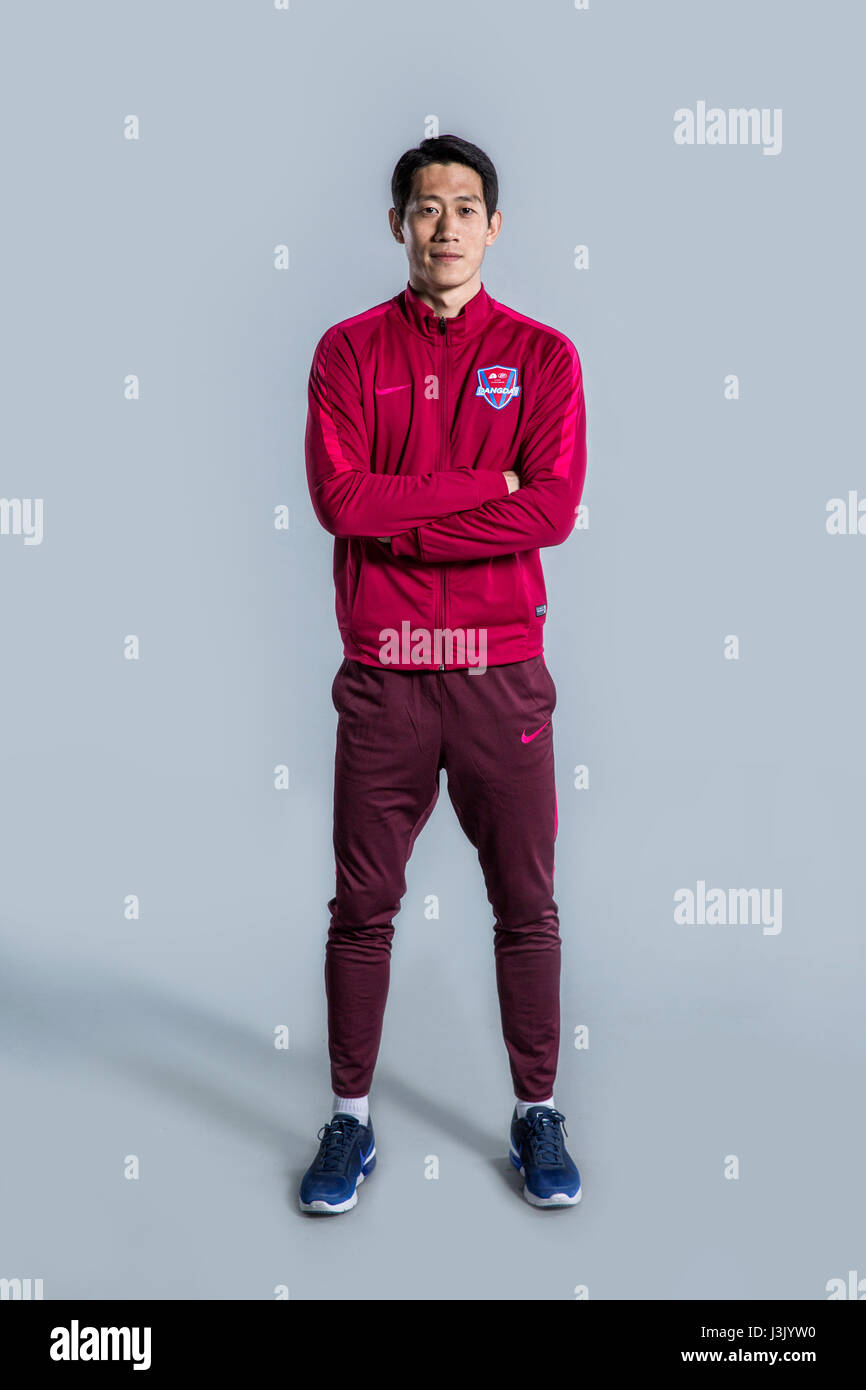 Portrait of Chinese soccer player Chen Anqi of Chongqing Dangdai Lifan ...