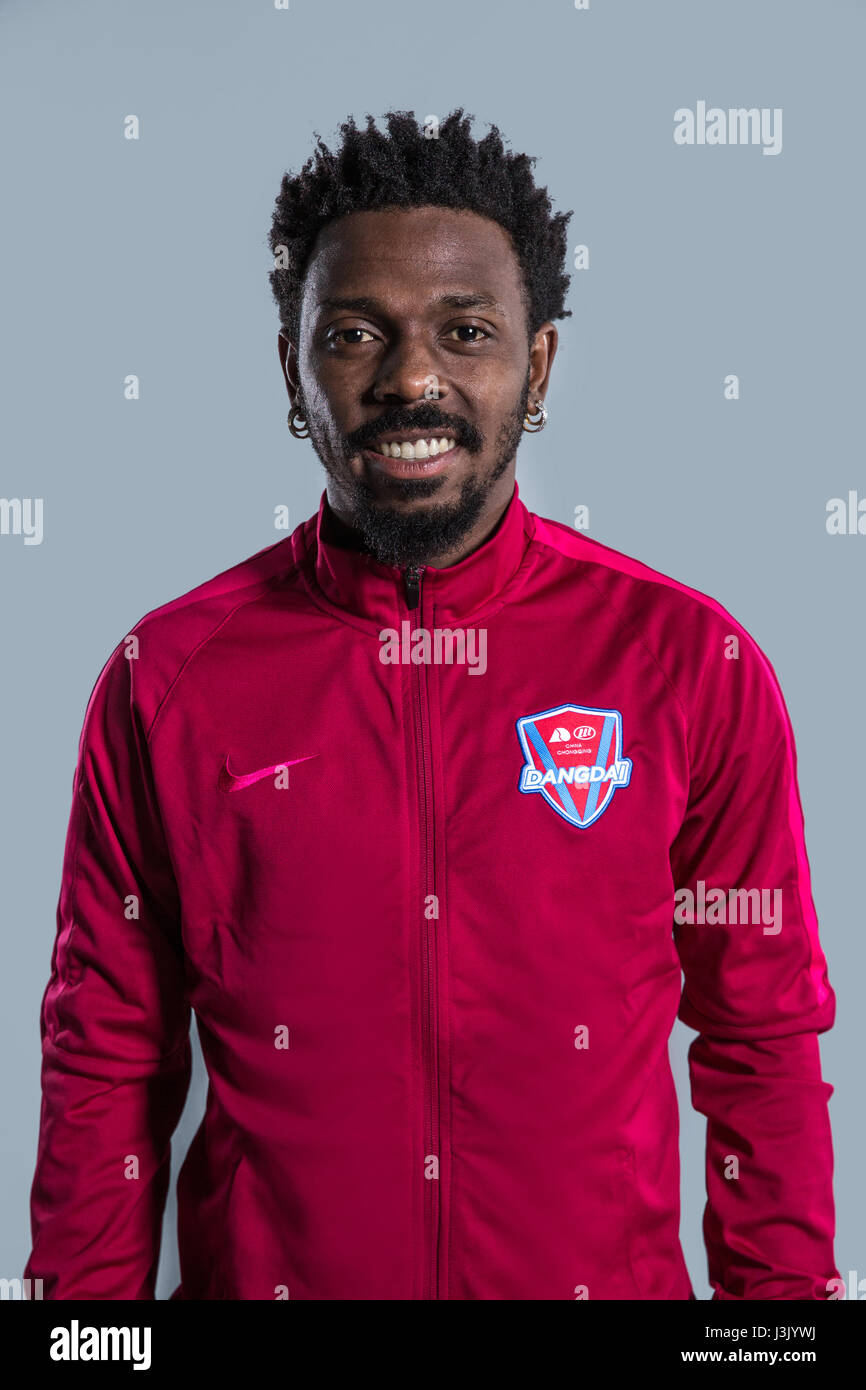 Portrait of Brazilian soccer player Fernando Henrique da Conceicaoi ...