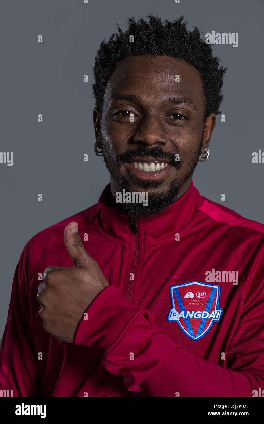 Portrait of Brazilian soccer player Fernando Henrique da Conceicaoi ...