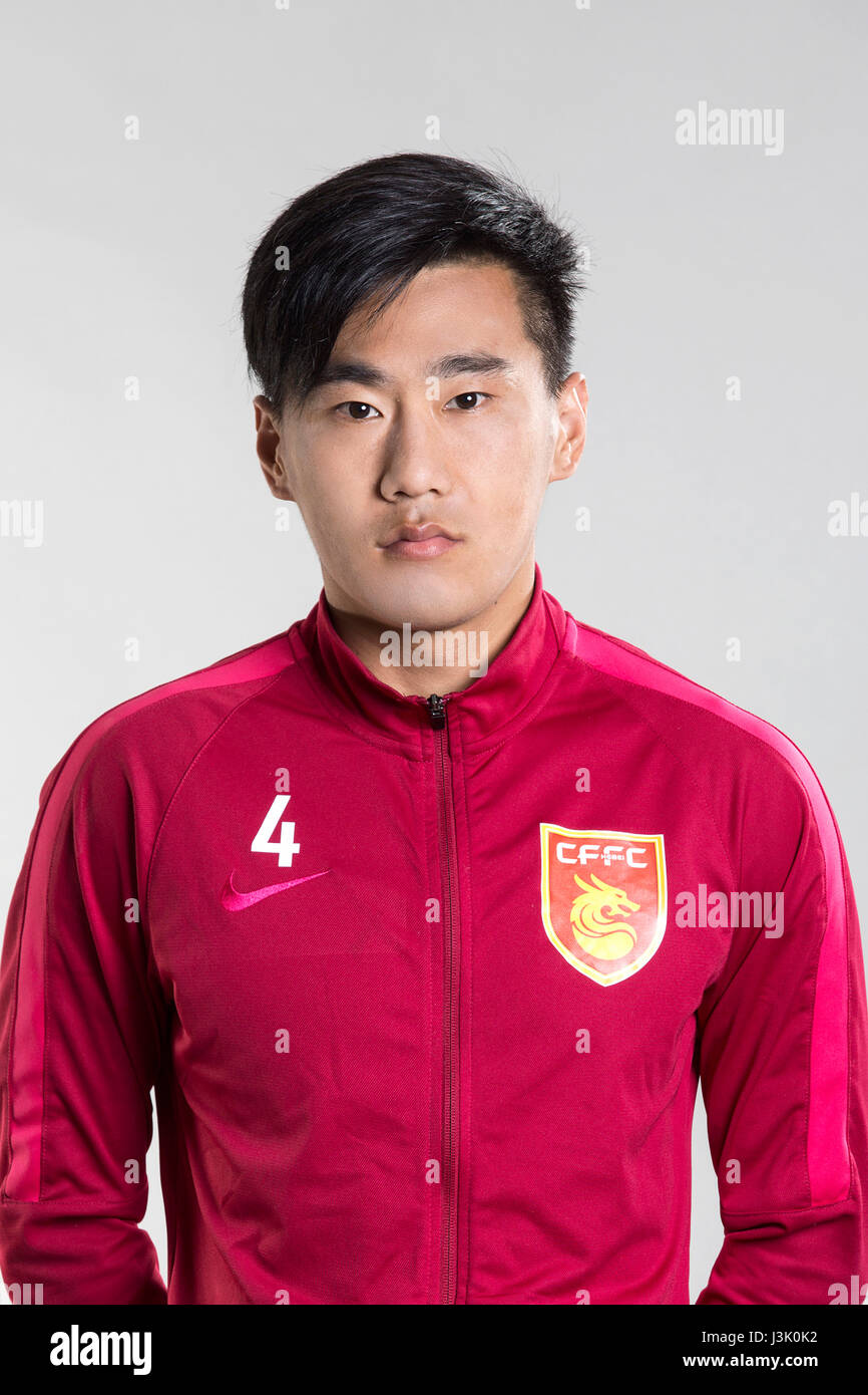 Portrait of Chinese soccer player Jin Yangyang of Hebei China Fortune F ...