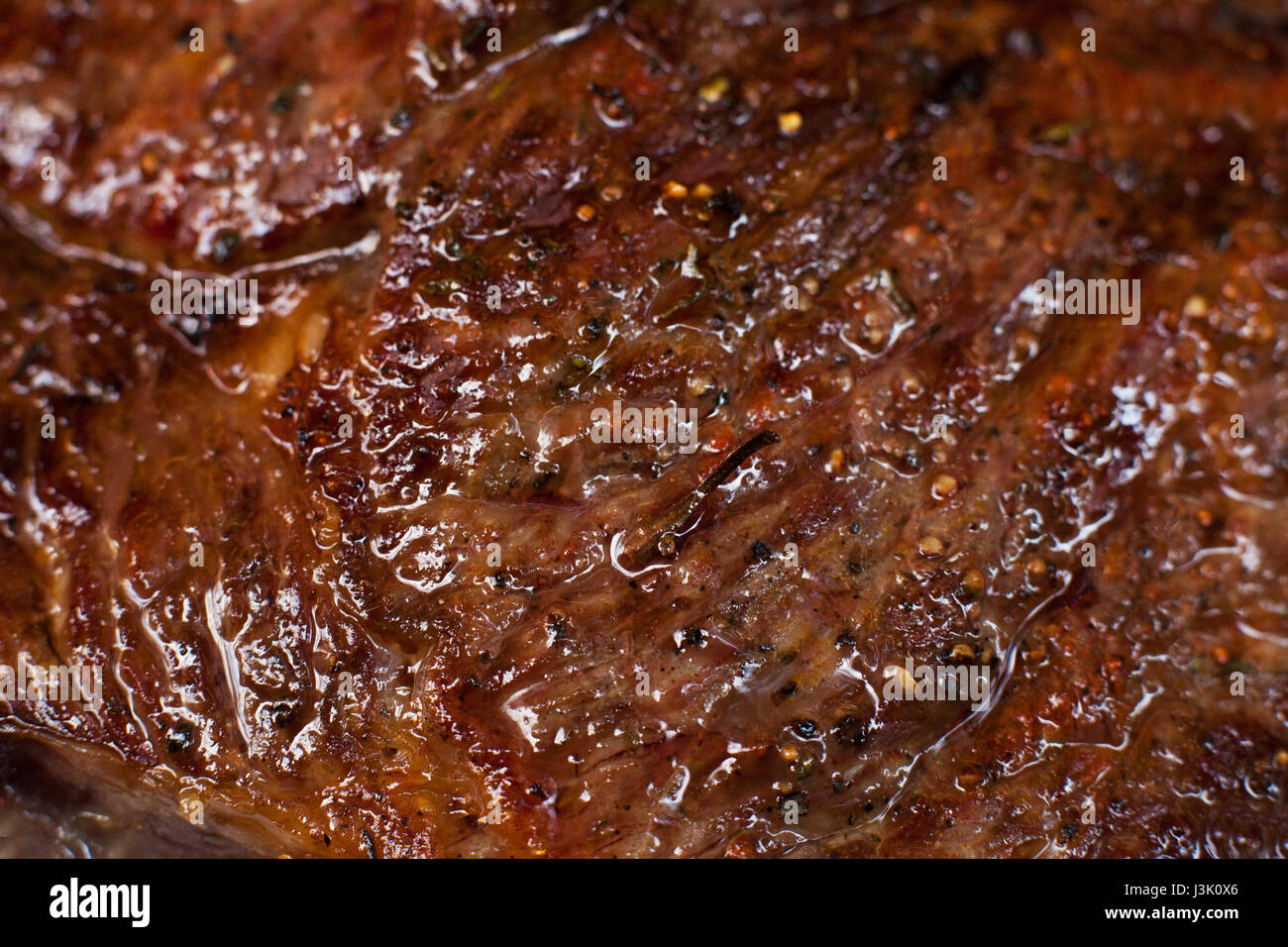 Barbeque veal steak.Closeup view Stock Photo - Alamy