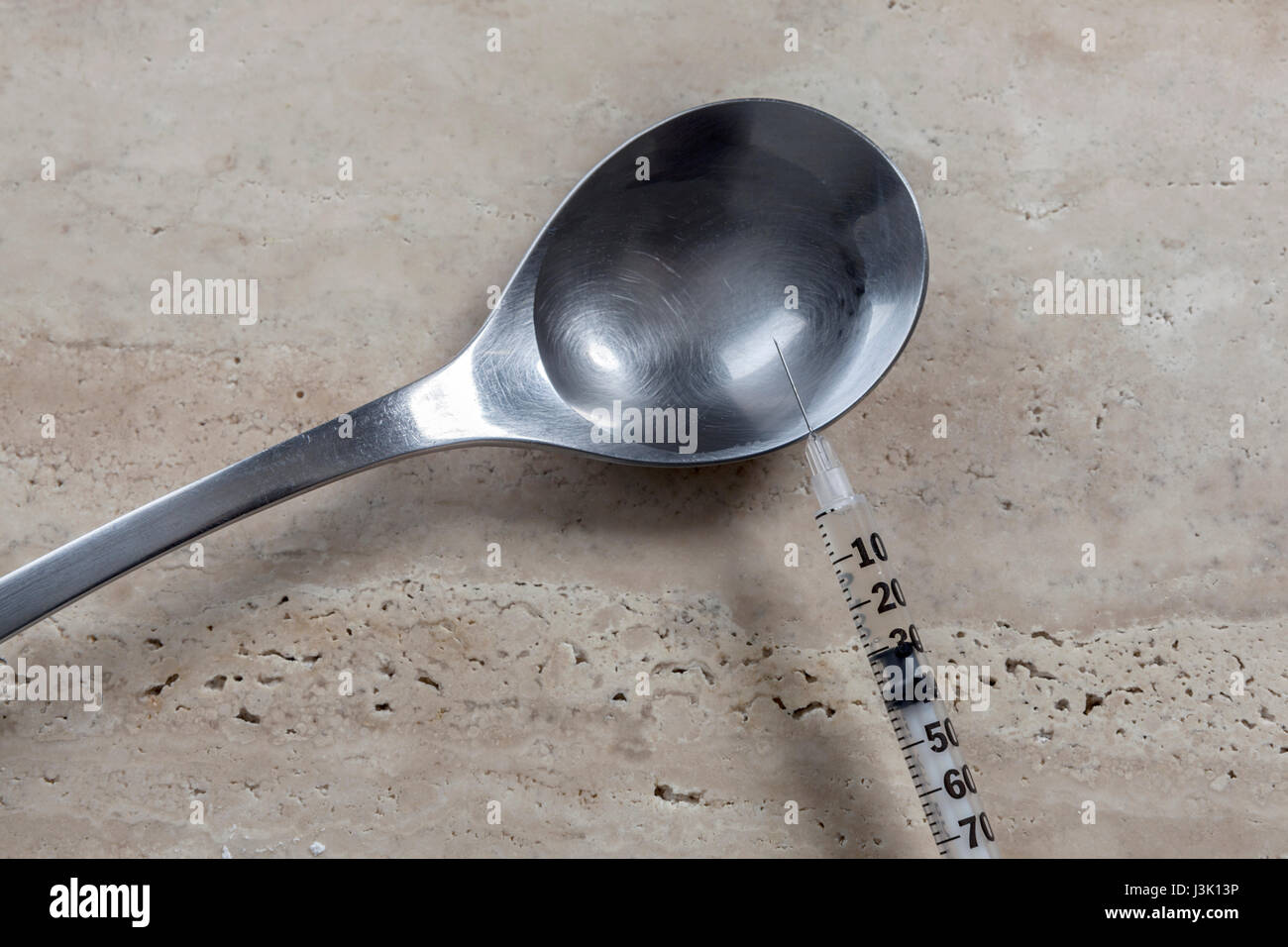 Drugs preparation begore use under studio lights Stock Photo - Alamy