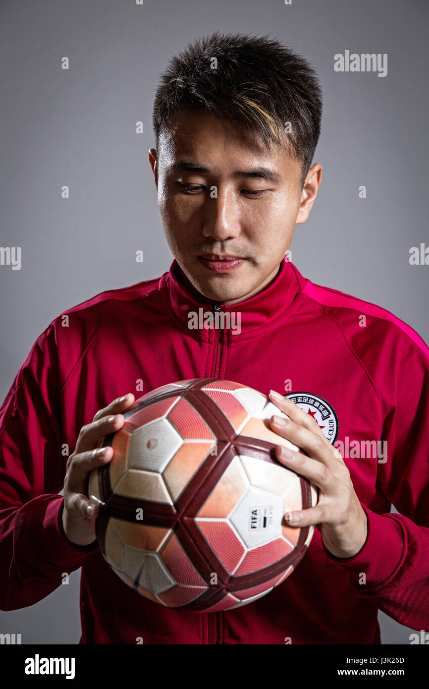 Portrait chinese soccer player wang hi-res stock photography and images ...