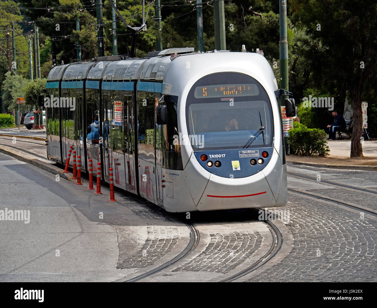 Athens tram hi-res stock photography and images - Alamy