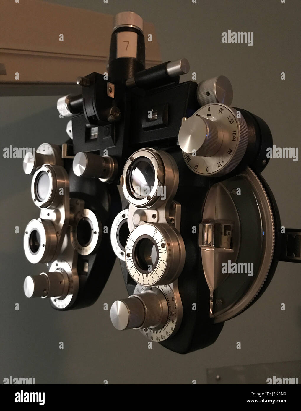 refraction with a phoropter Stock Photo - Alamy