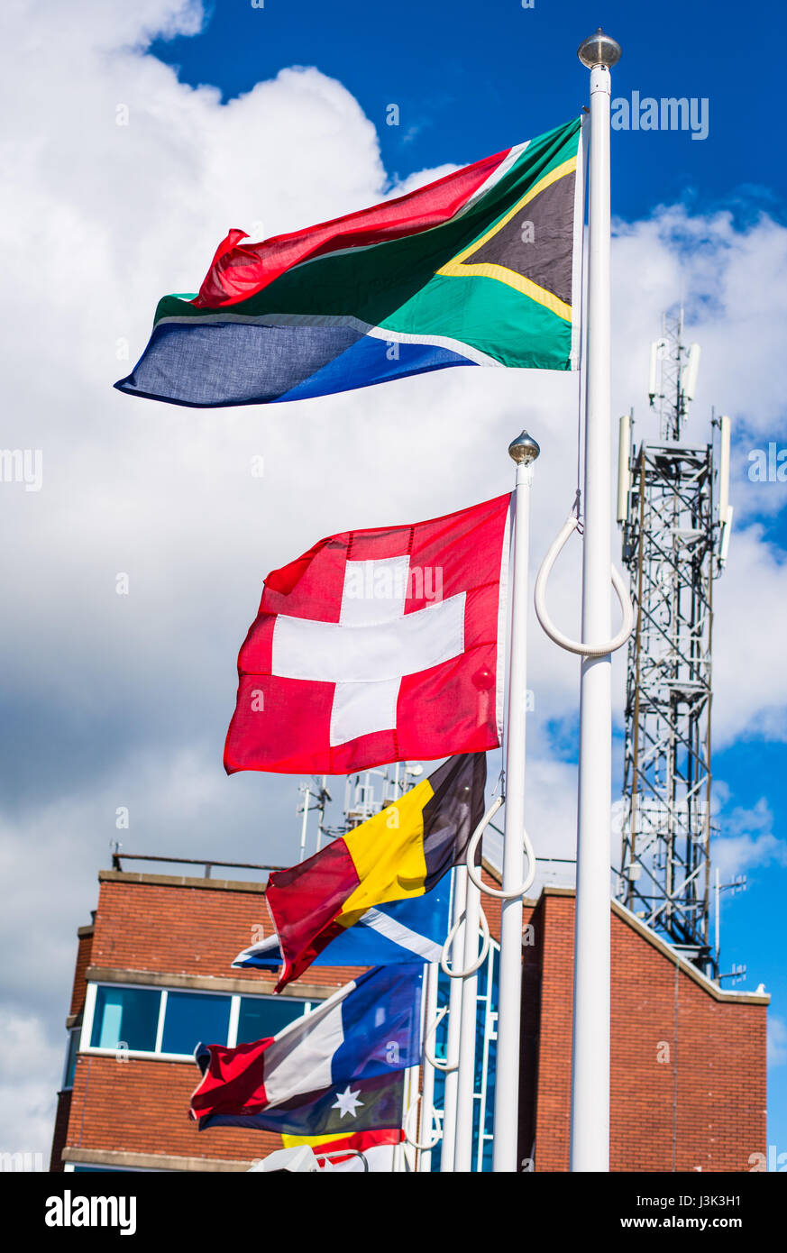 Flags motorcycle hi-res stock photography and images - Alamy