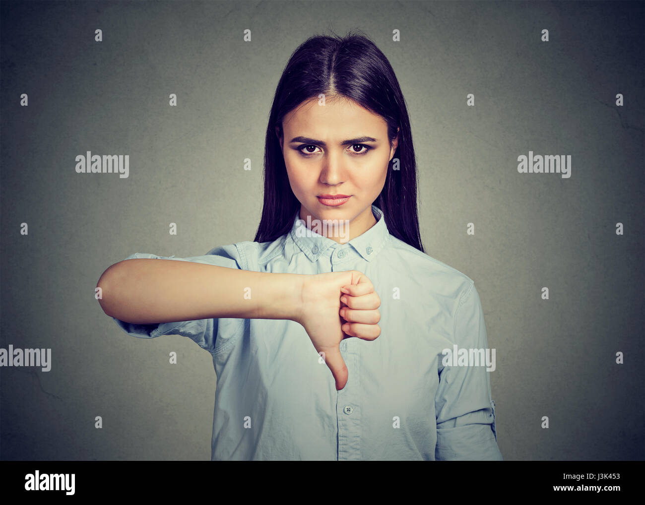 Girl disapproval face hi-res stock photography and images - Alamy