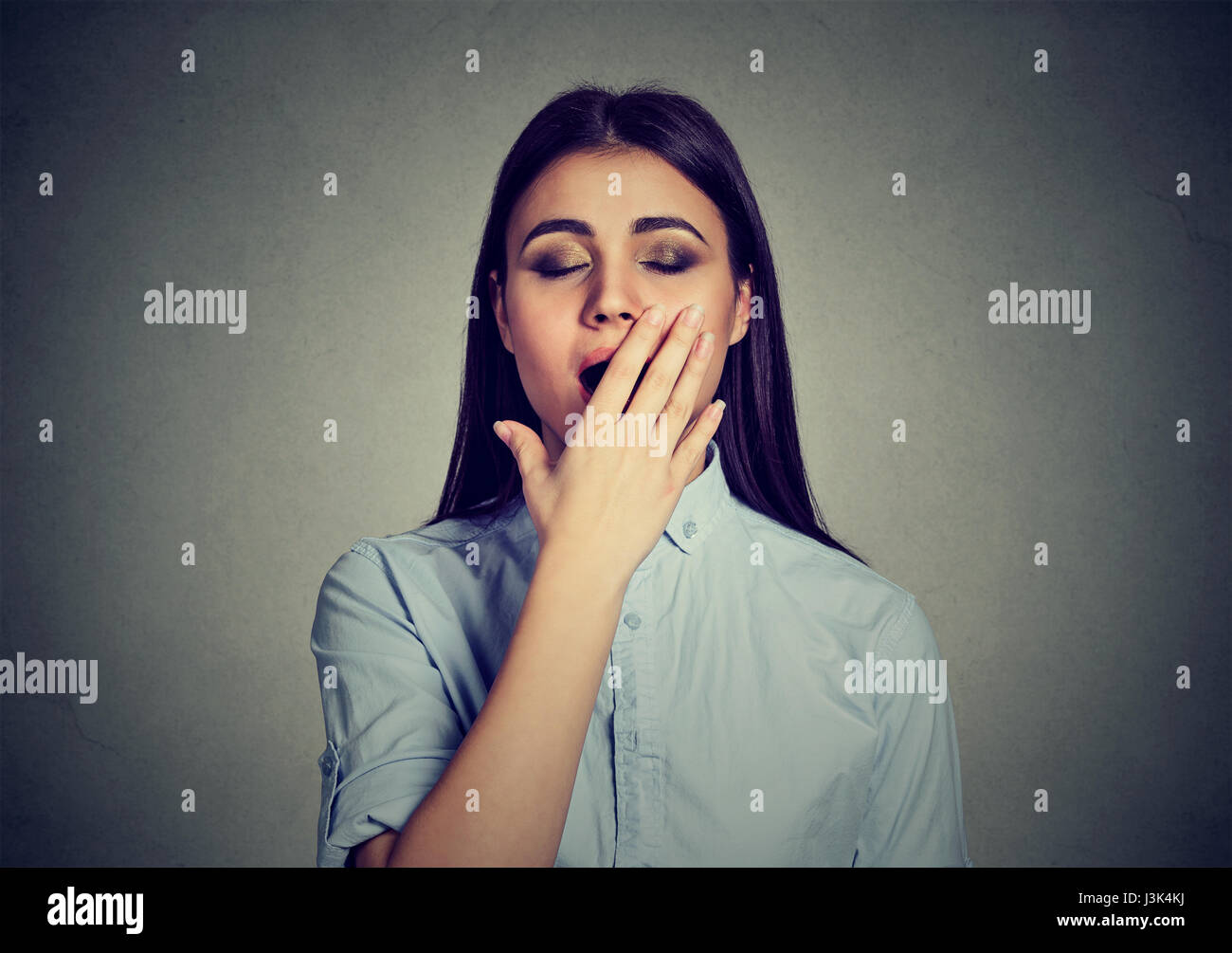 Busy woman and yawning High Resolution Stock Photography and Images - Alamy