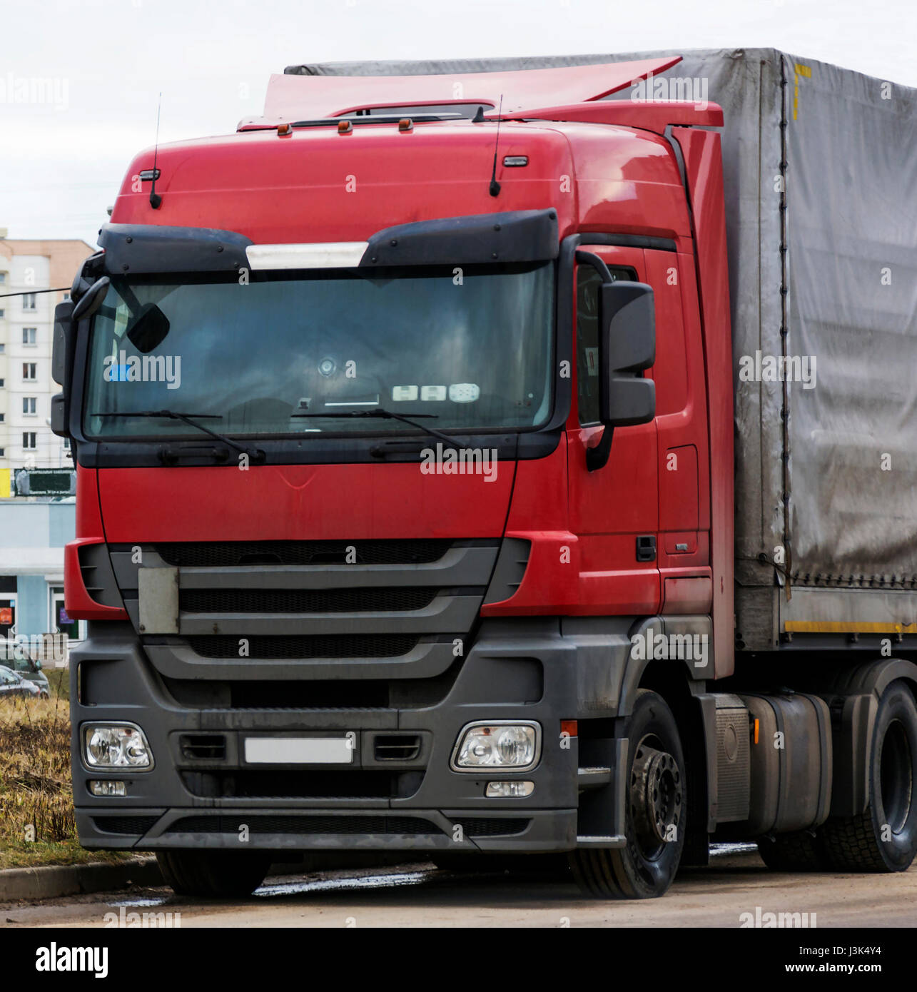 The cab of the tractor unit Stock Photo - Alamy