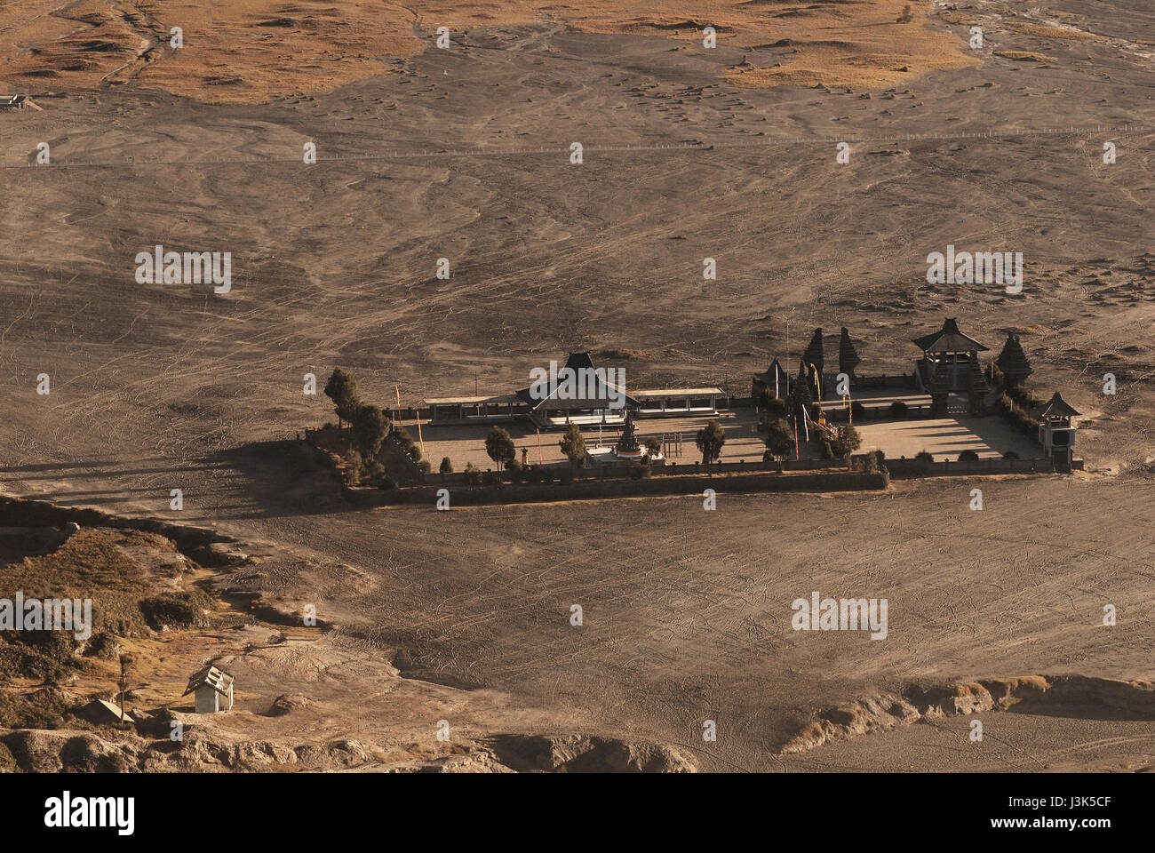 Hindu Temple Pura Luhur Poten at the foot of the active Volcano Bromo ...