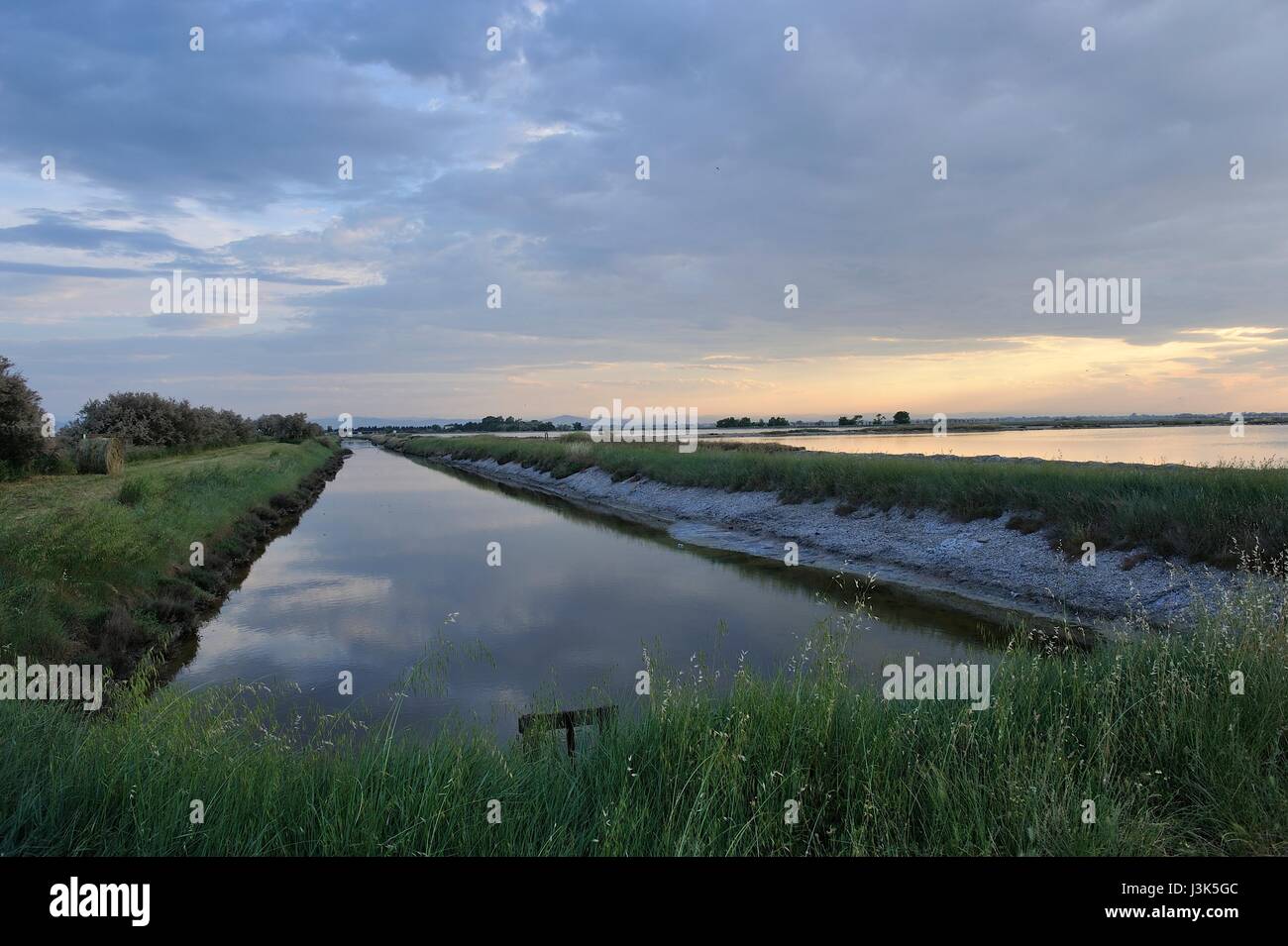 Italy Emilia Romagna Cervia salt flats - saline Cervia Stock Photo - Alamy