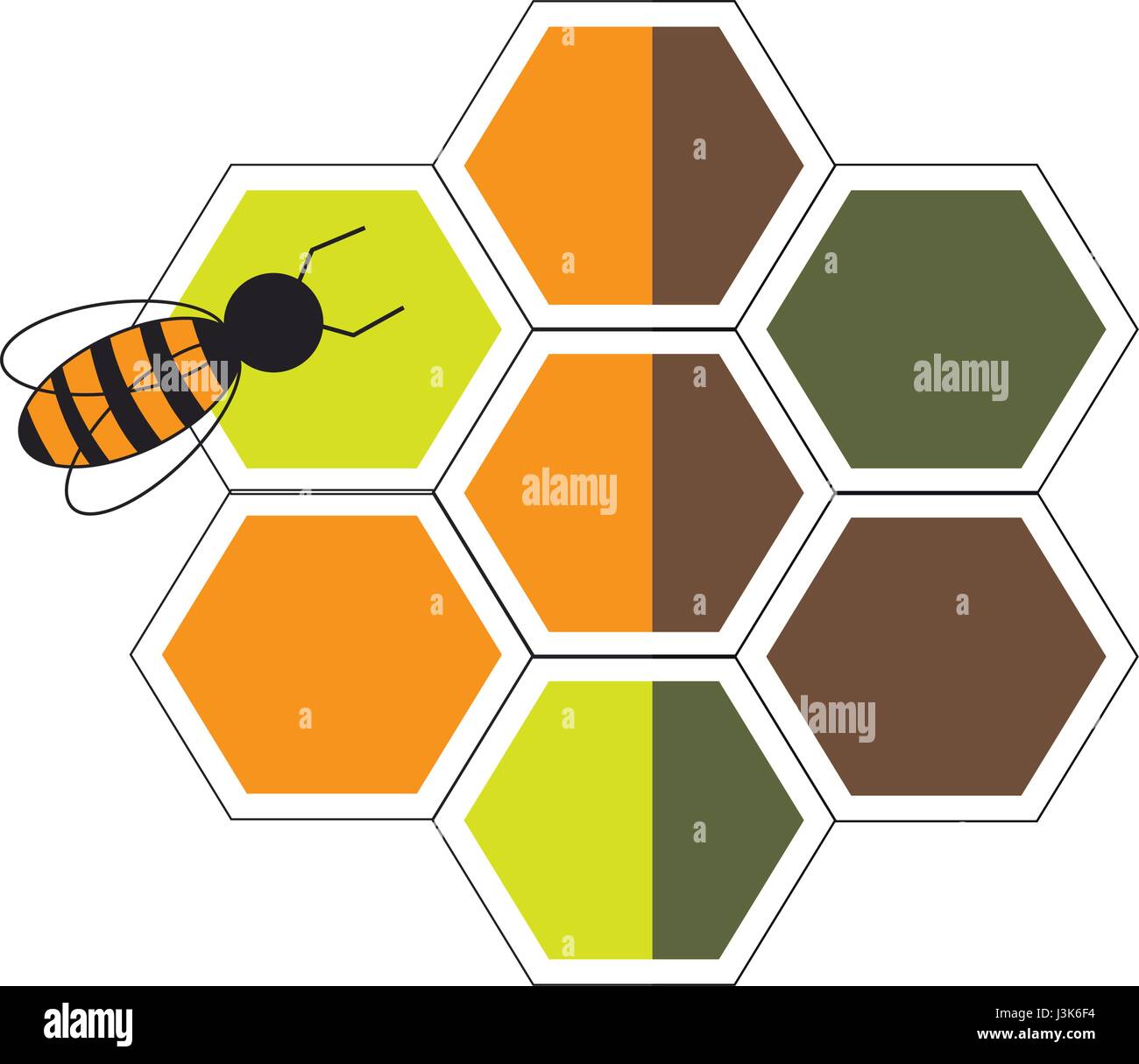 bee hive team work community concept Stock Vector Image & Art - Alamy