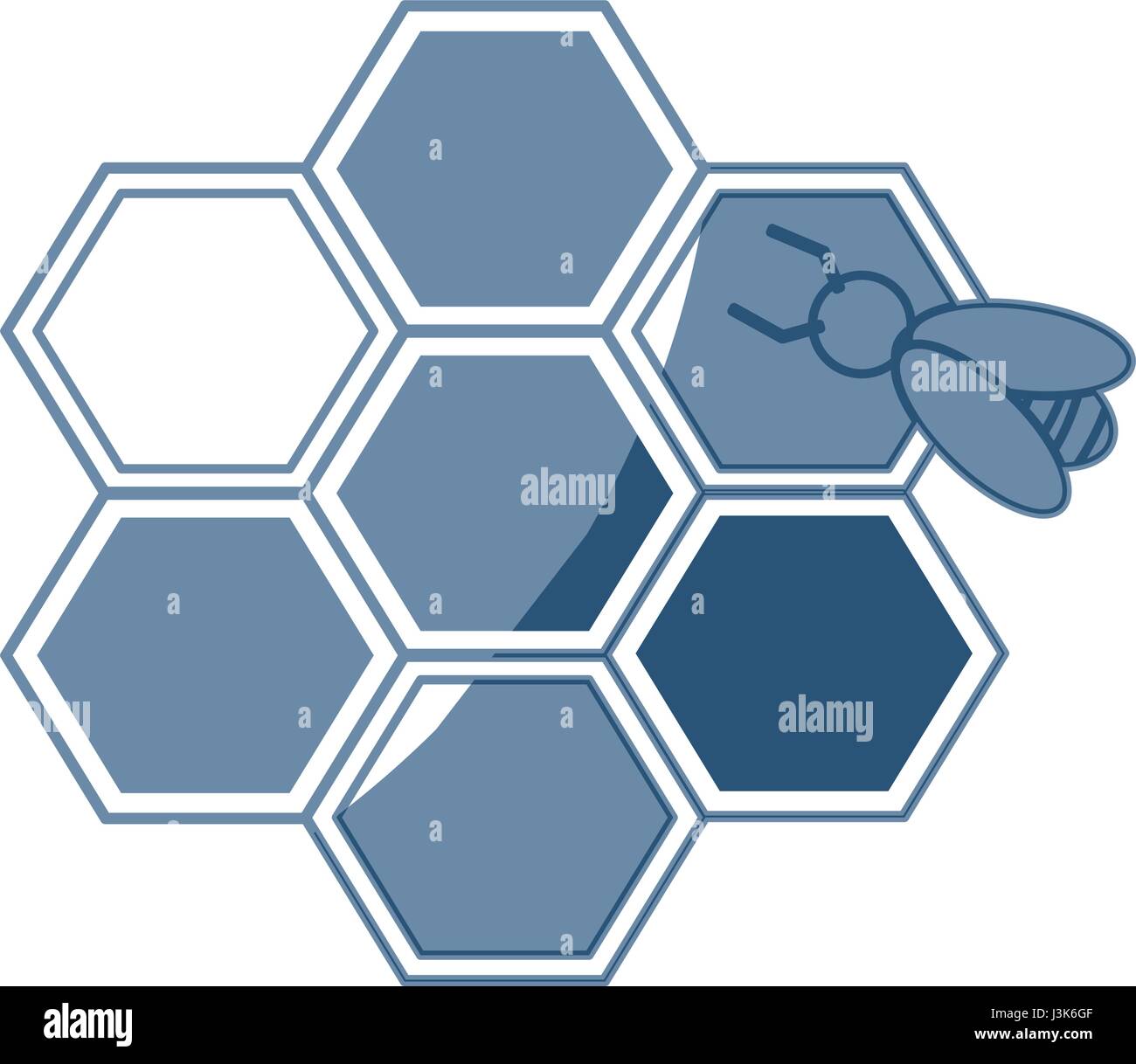 Bee Hive Illustration High Resolution Stock Photography and Images - Alamy