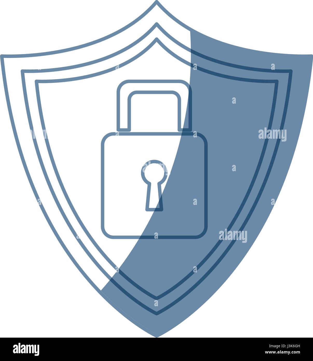 security technology padlock shield Stock Vector Image & Art - Alamy