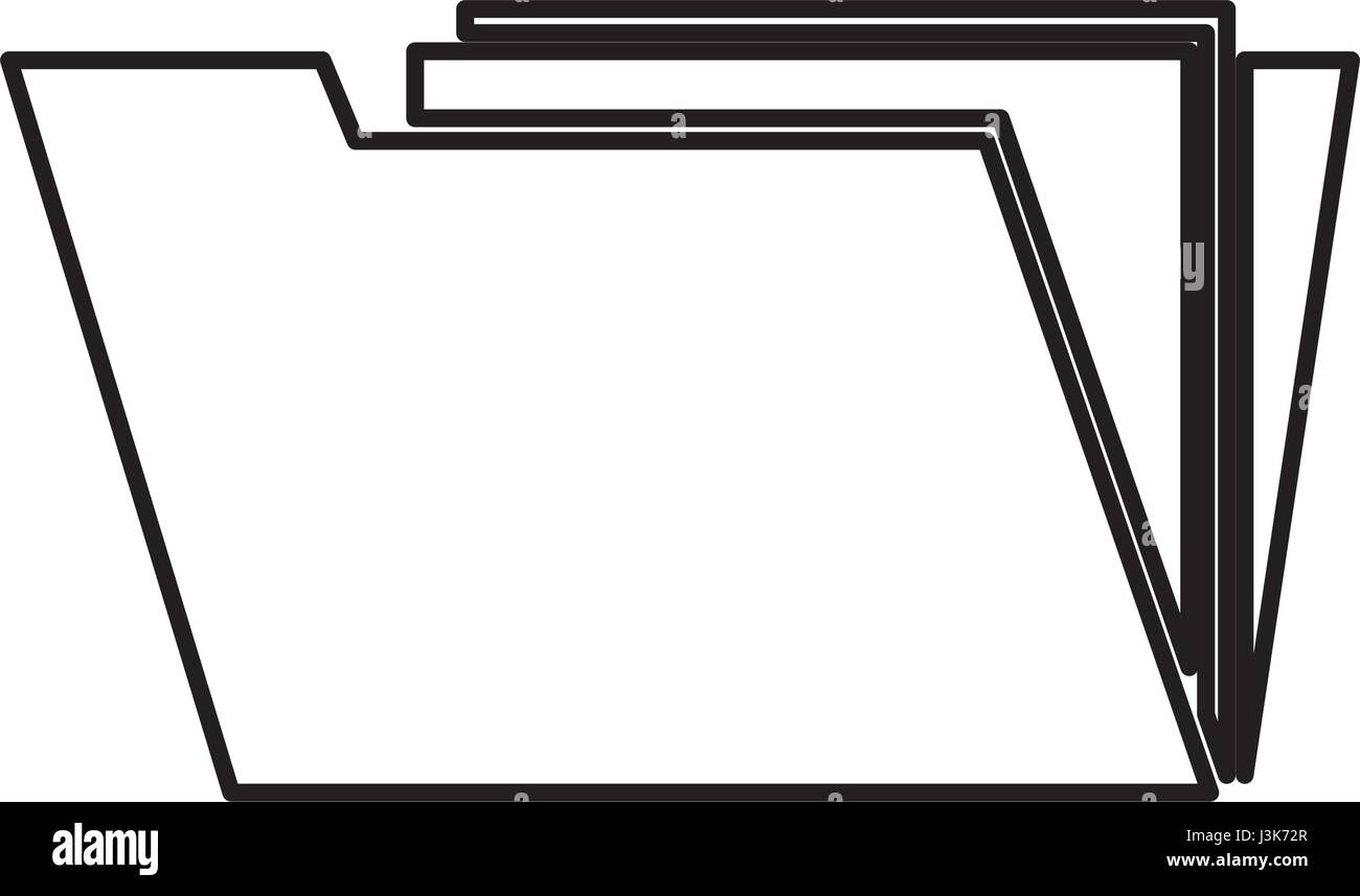 folder file archive document technology line vector illustration Stock Vector Image & Art - Alamy