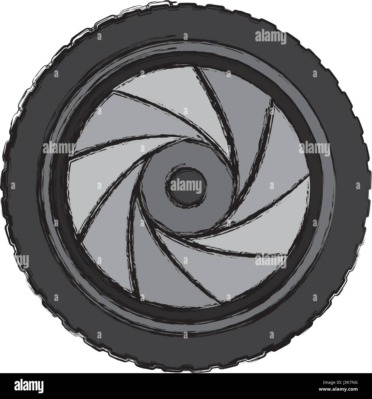 Shutter camera symbol Stock Vector Image & Art - Alamy