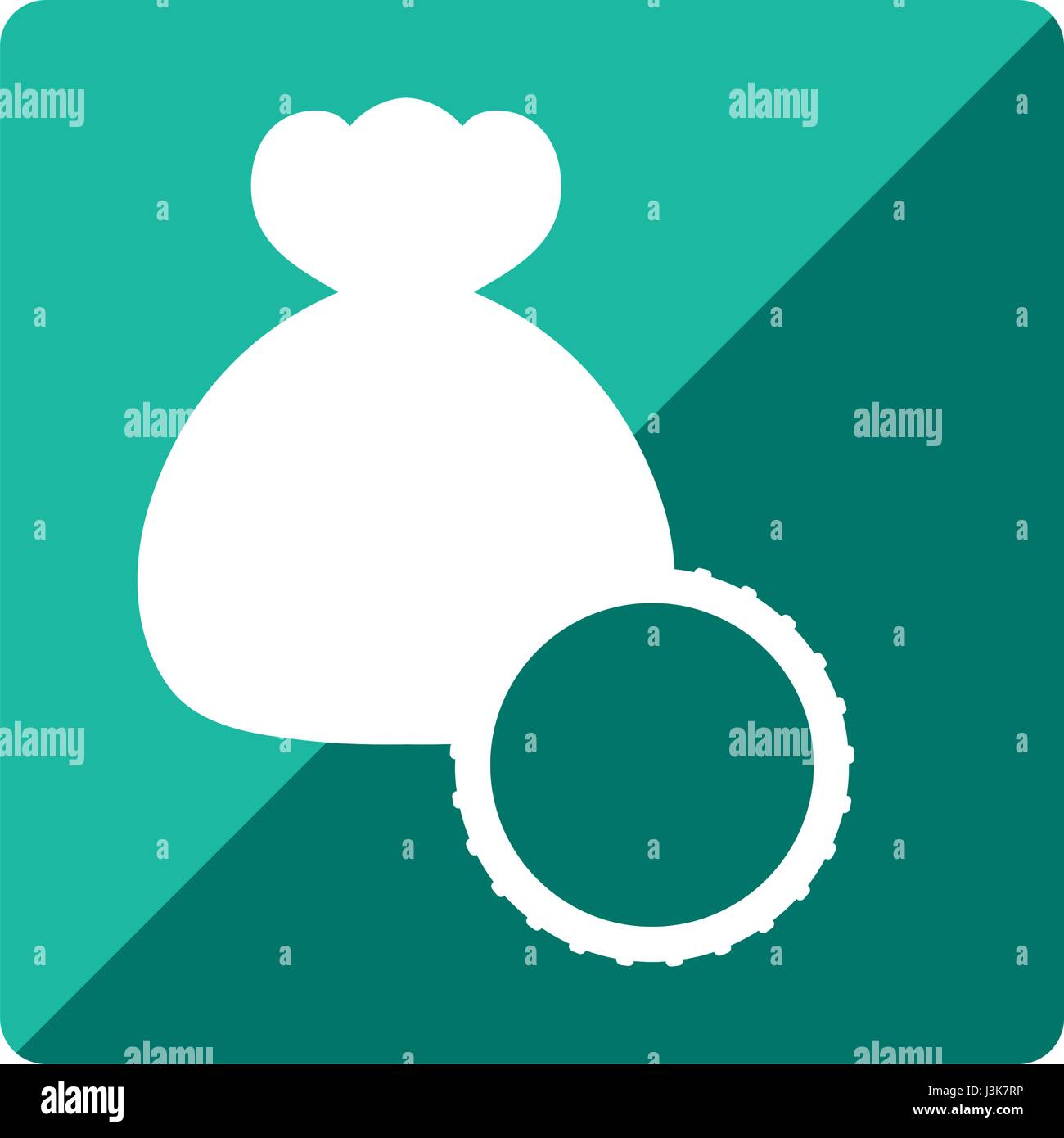 Money bag isolated Stock Vector Image & Art - Alamy