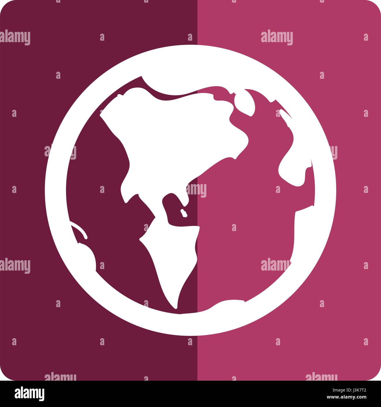Planet earth red graph hi-res stock photography and images - Alamy
