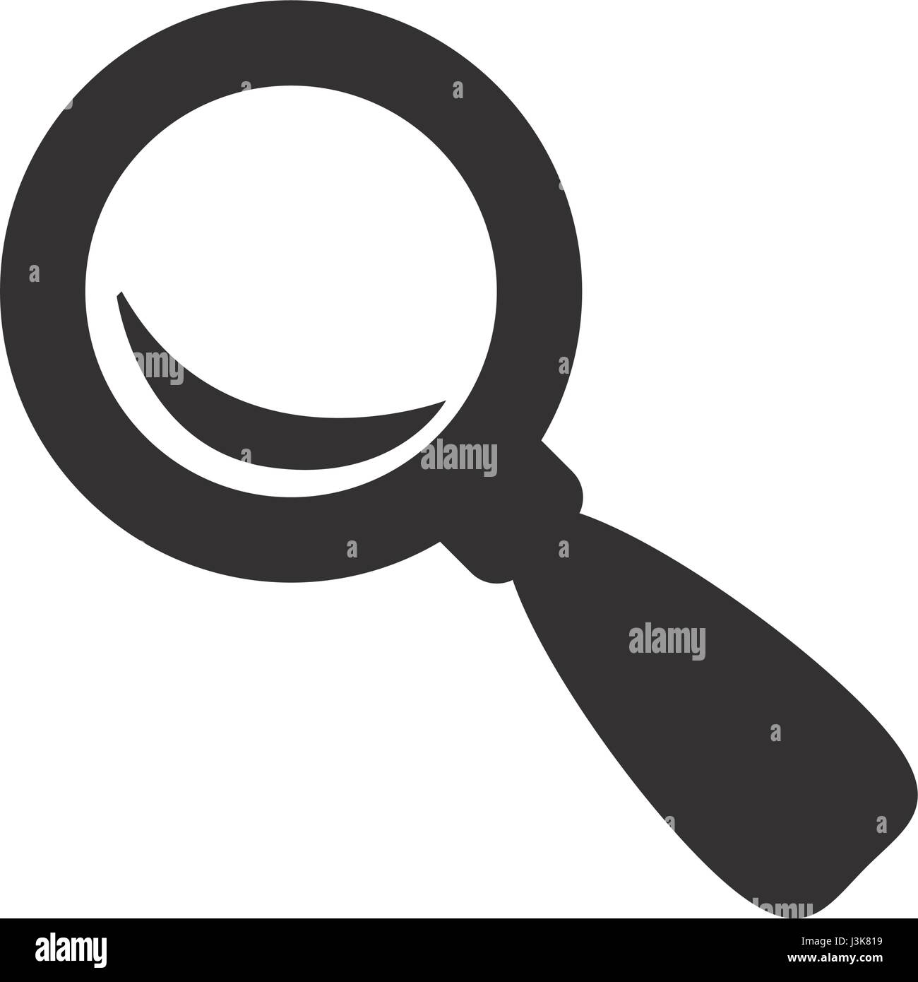 Magnifying glass lupe Stock Vector Image & Art - Alamy