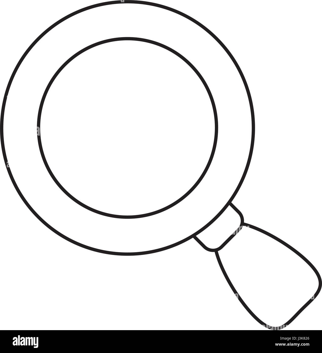 Magnifying glass lupe Stock Vector Image & Art - Alamy