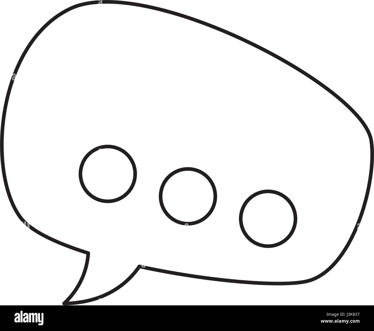 Bubble chat symbol Stock Vector Image & Art - Alamy