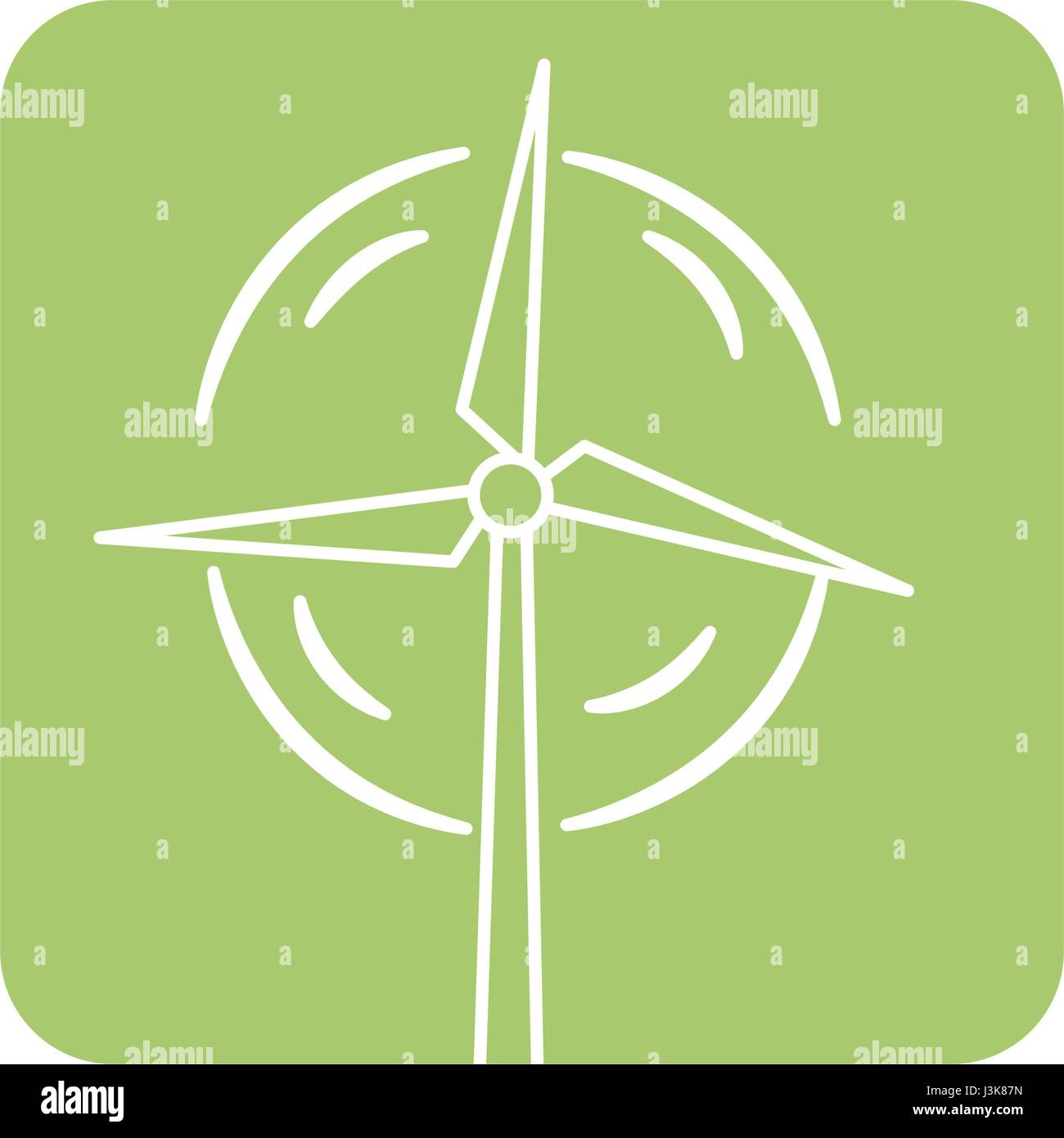 Wind turbine illustration label Stock Vector Images - Alamy