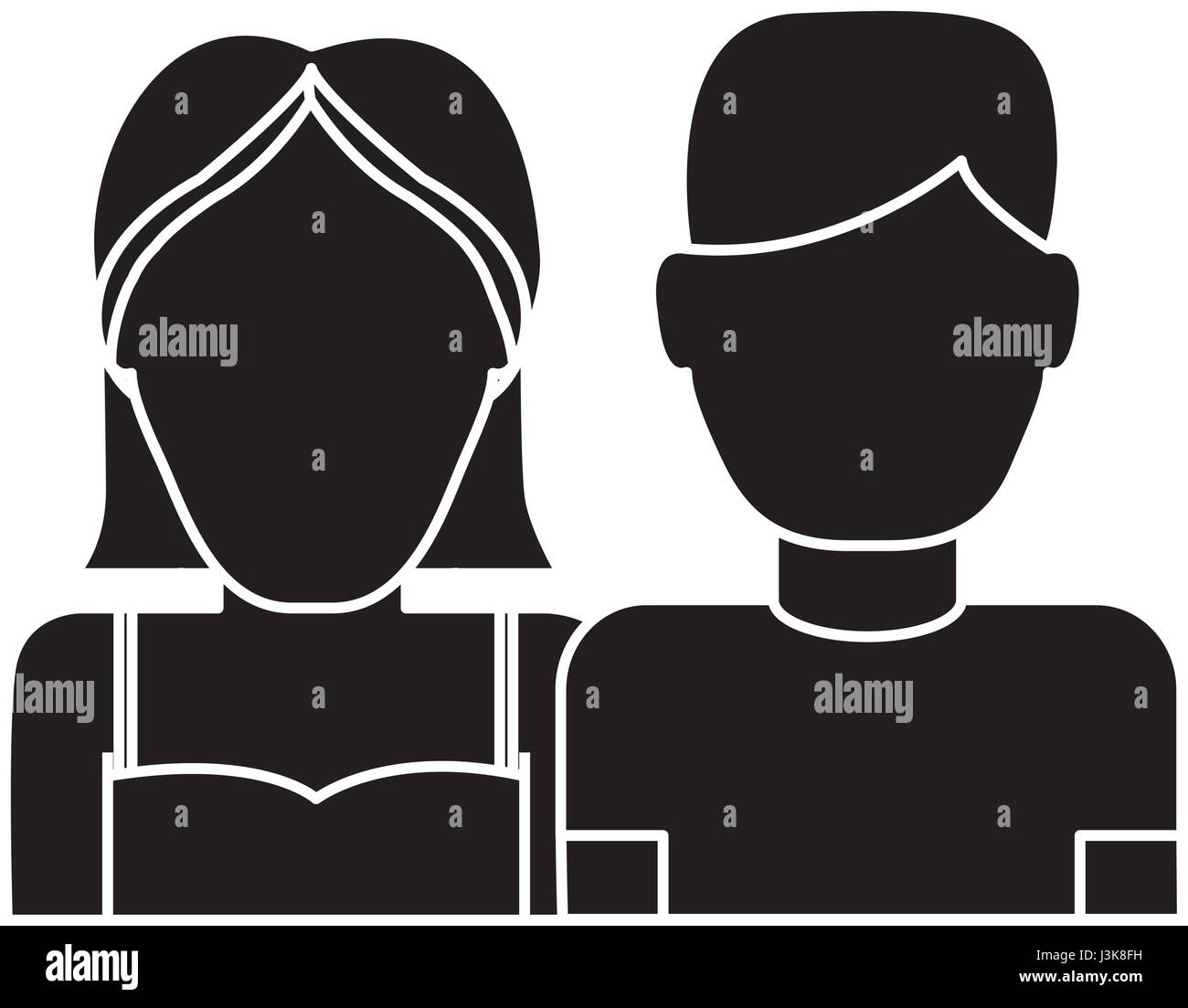 couple icon image Stock Vector Image & Art - Alamy