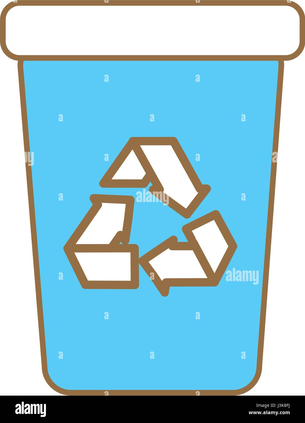 recycle can trash to care environment Stock Vector Image & Art - Alamy