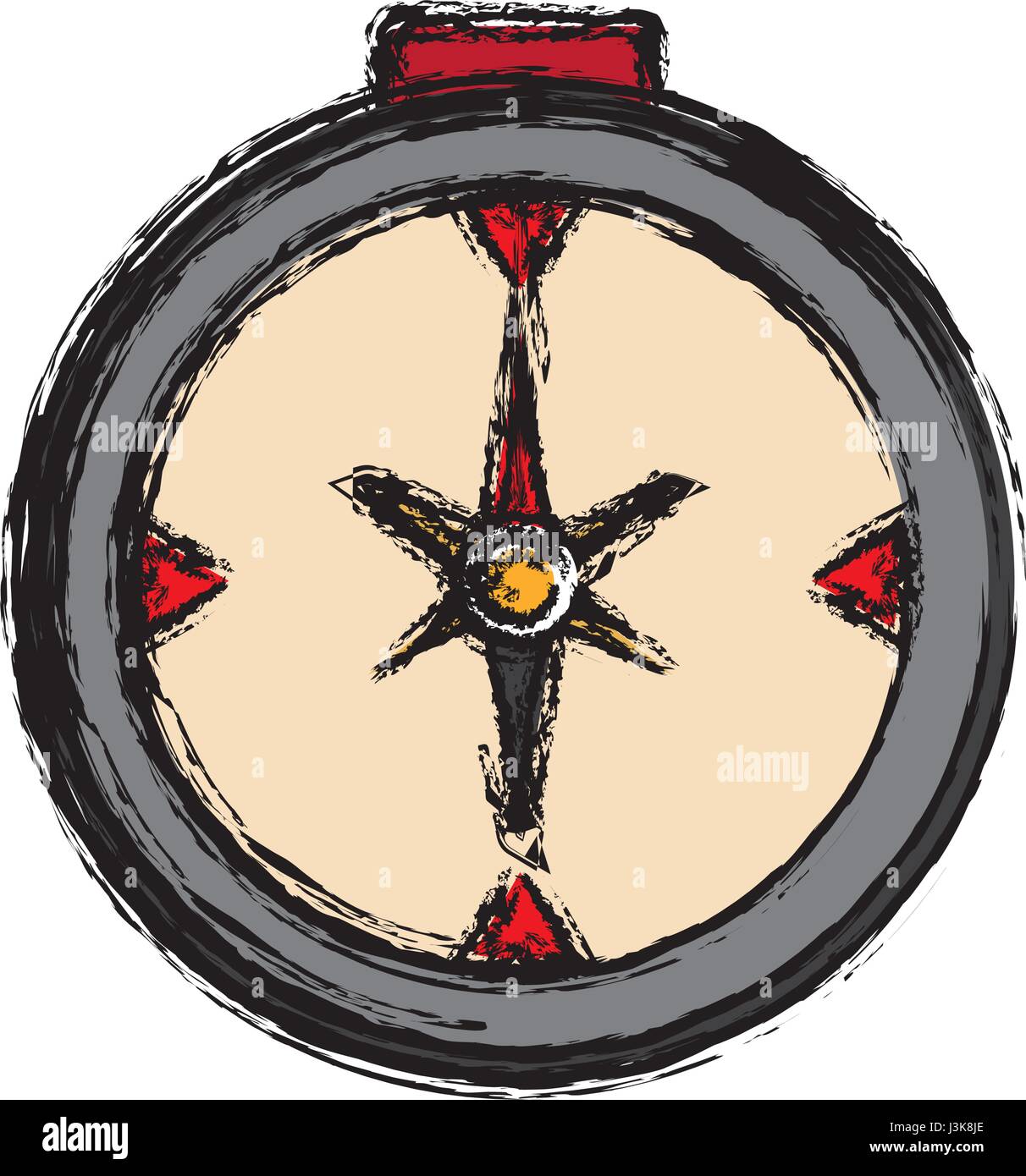 compass device icon Stock Vector Image & Art - Alamy