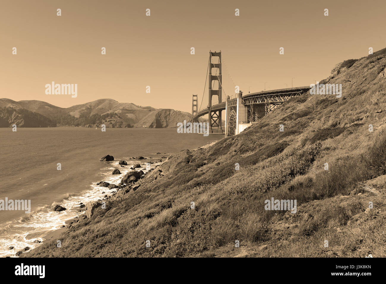 The Golden Gate Bridge, an engineering marvel of construction and ...