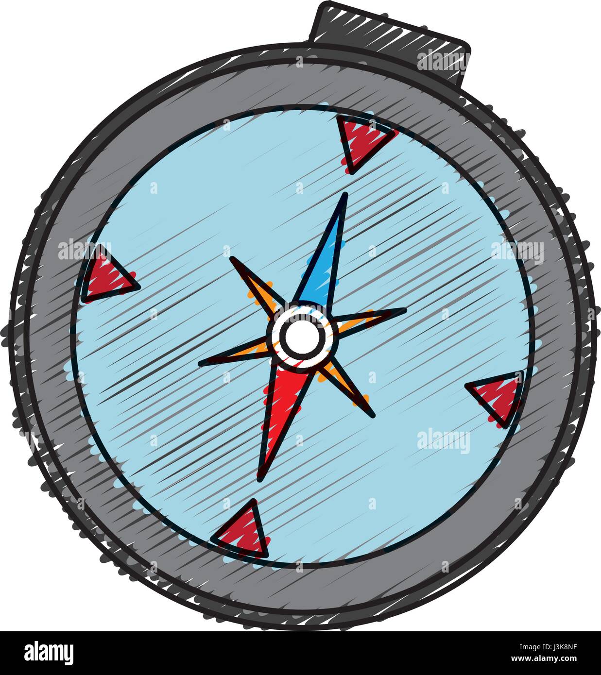 compass device icon Stock Vector Image & Art - Alamy