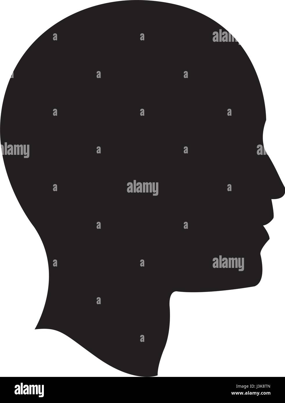 pictogram profile head human man Stock Vector Image & Art - Alamy