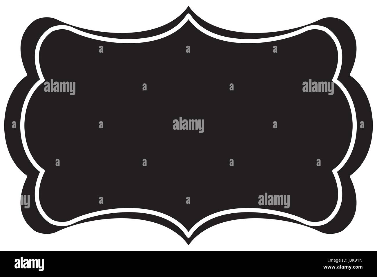 board decoration ornament empty pictogram Stock Vector Image & Art - Alamy