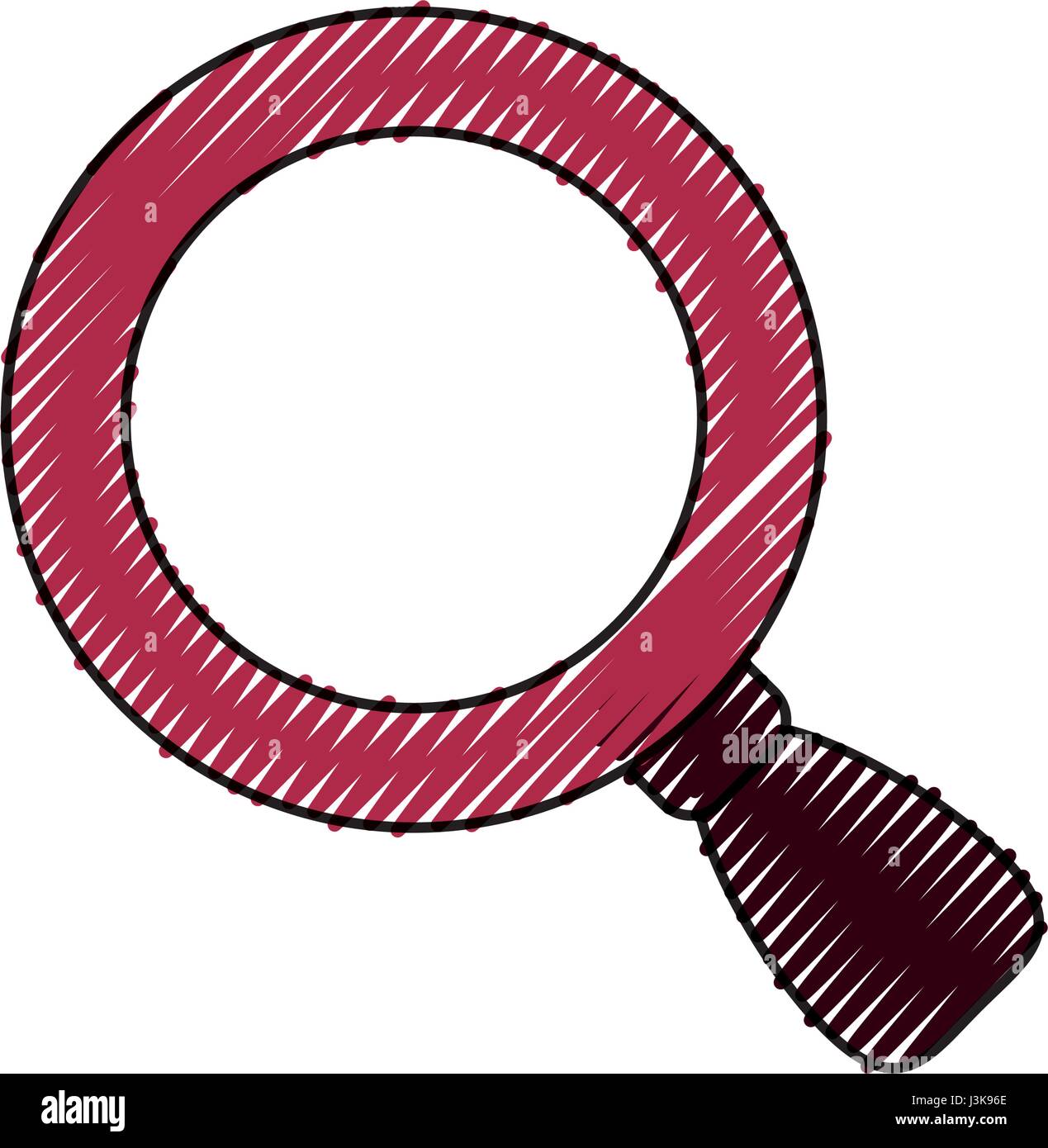 Magnifying glass lupe Stock Vector Image & Art - Alamy