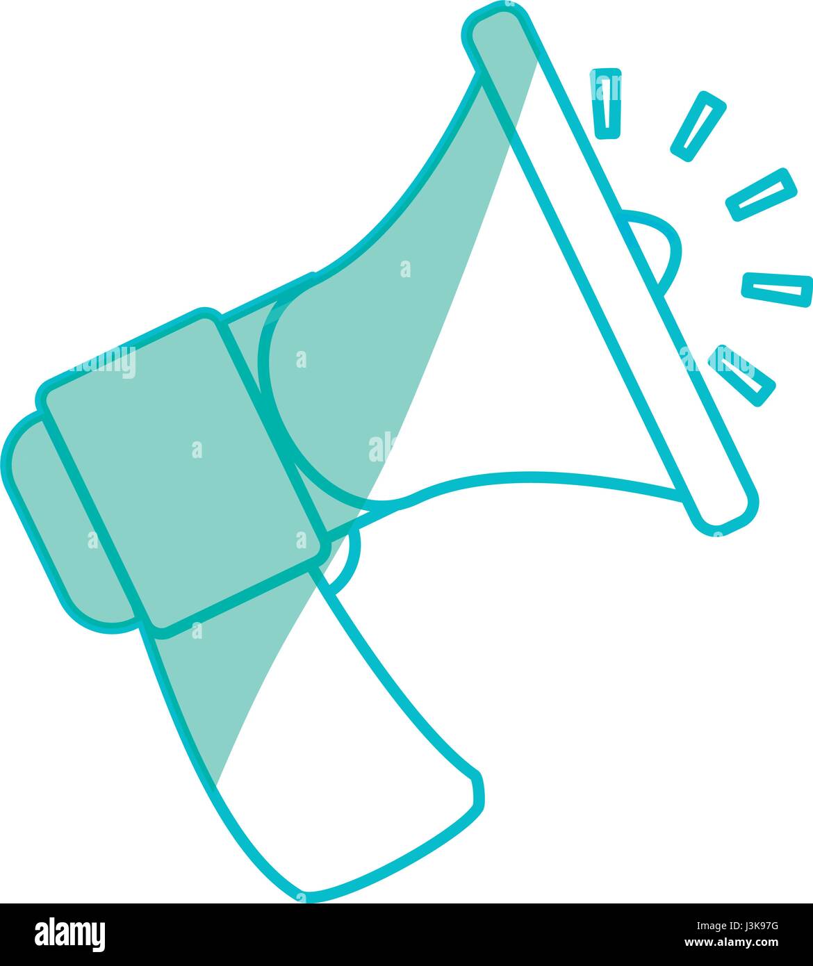 Bullhorn advertising symbol Stock Vector Image & Art - Alamy